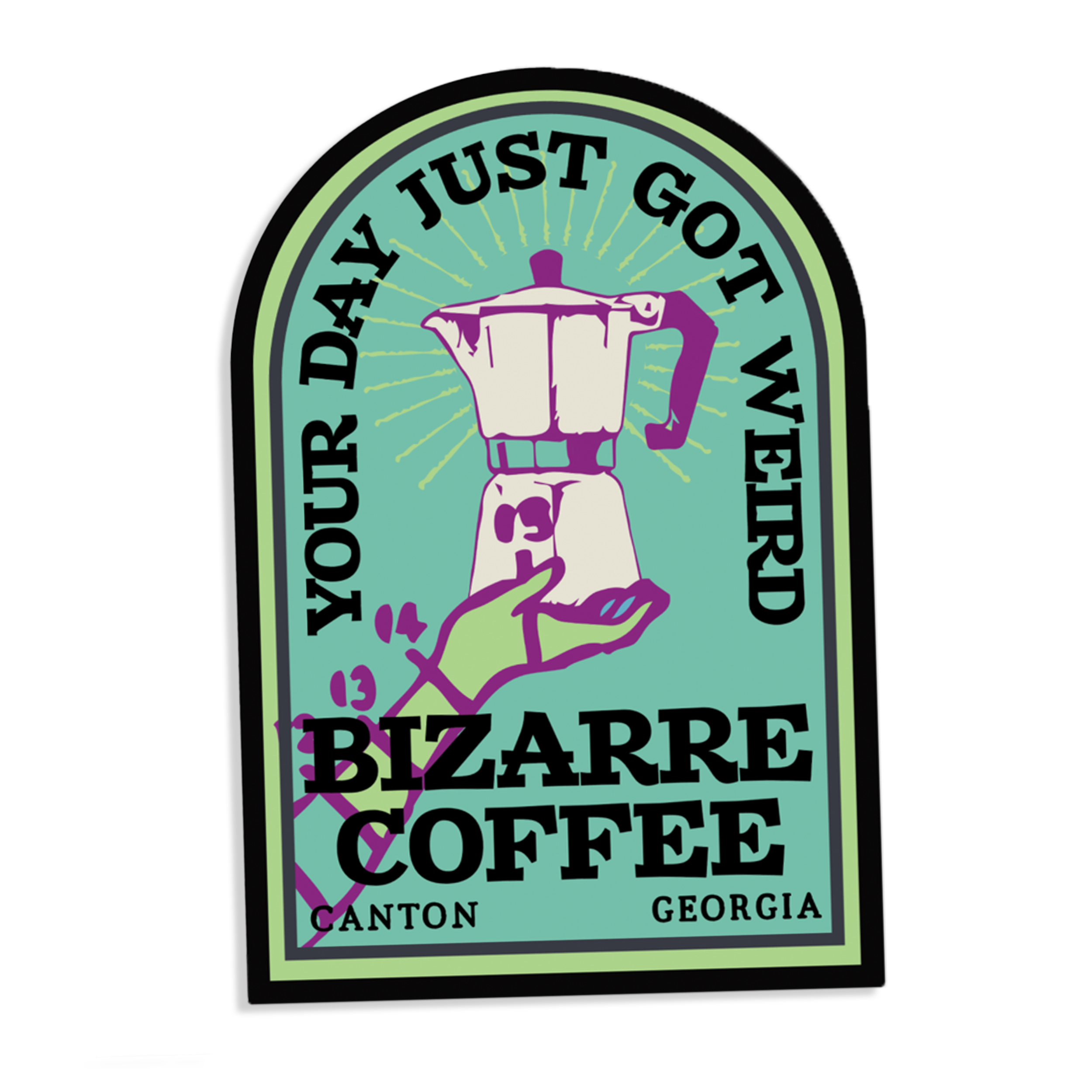 Bizarre Coffee Stickers