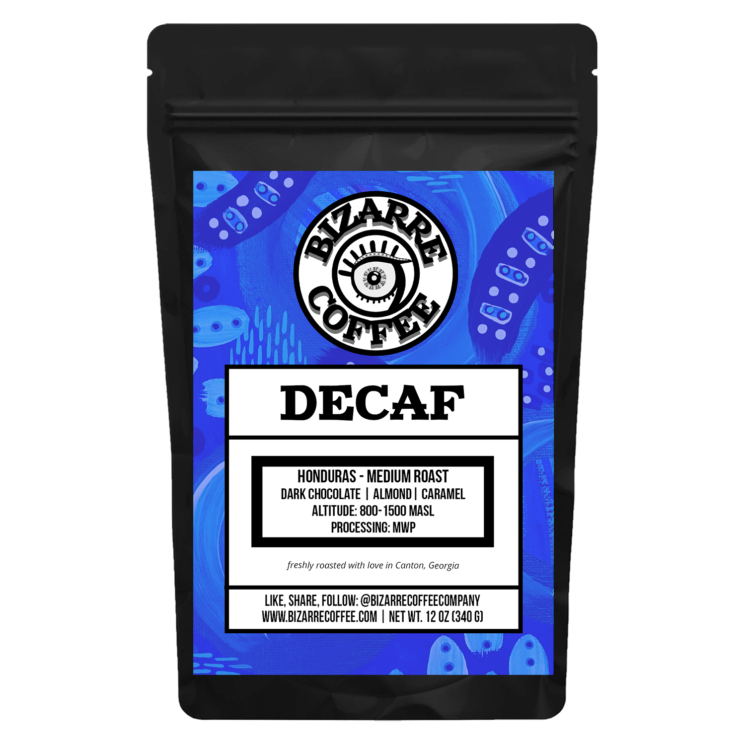 Bizarre Coffee Company | Decaf Honduras Medium-Dark Roast